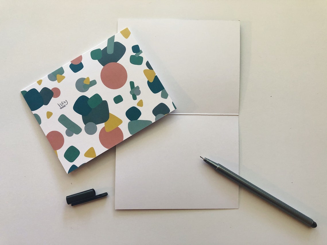 Hey Friend Card Set Five Cards and Envelopes Included | Etsy