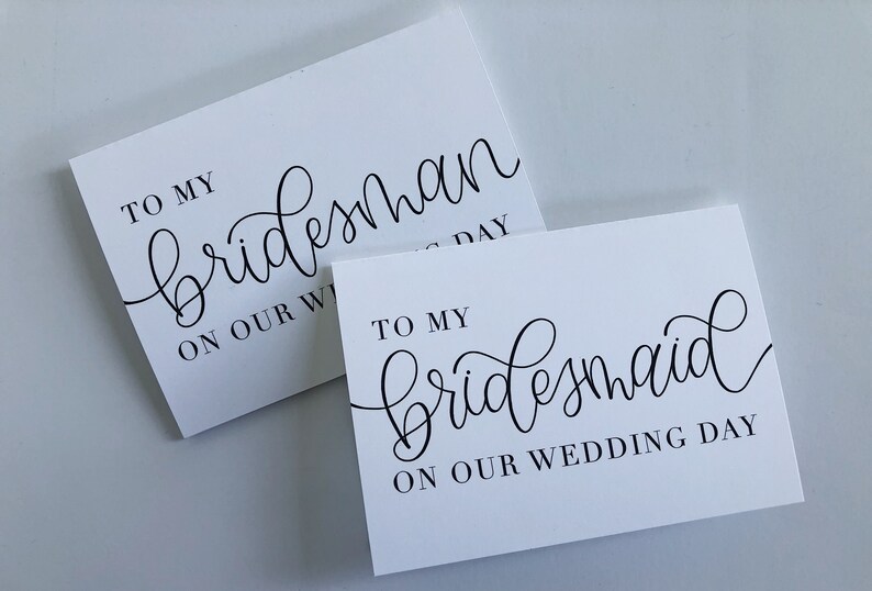 Customizable Wedding Day Cards and Card Sets Envelopes | Etsy