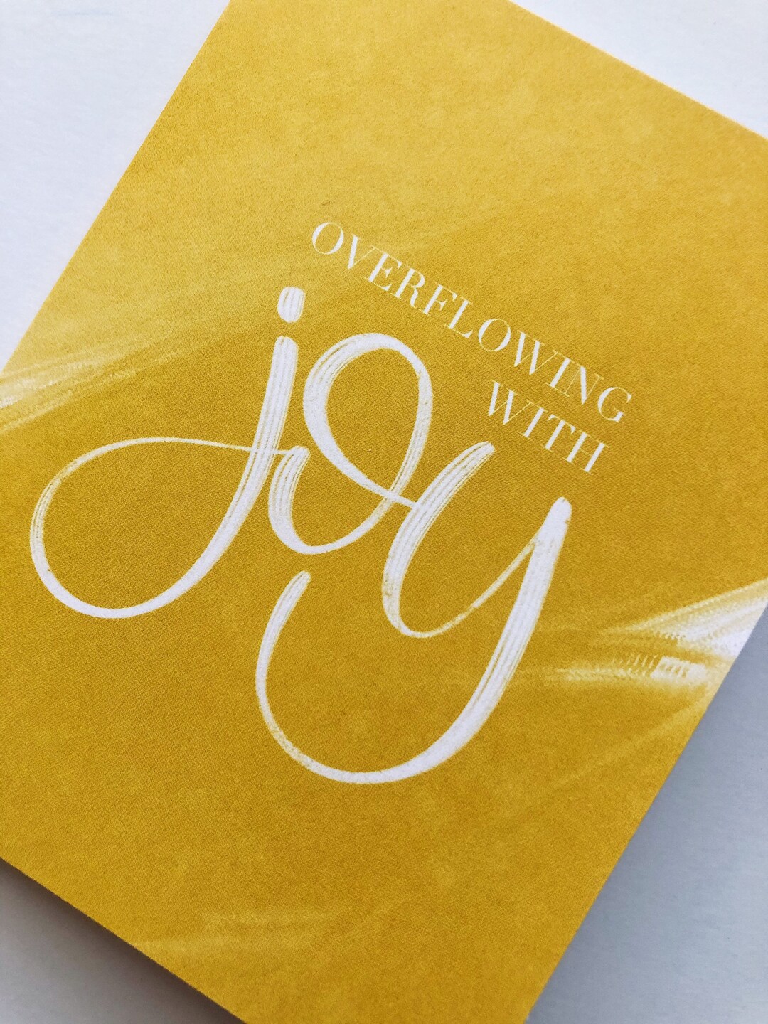 Overflowing With Joy Card Set, Three Color Options, Five Cards and ...