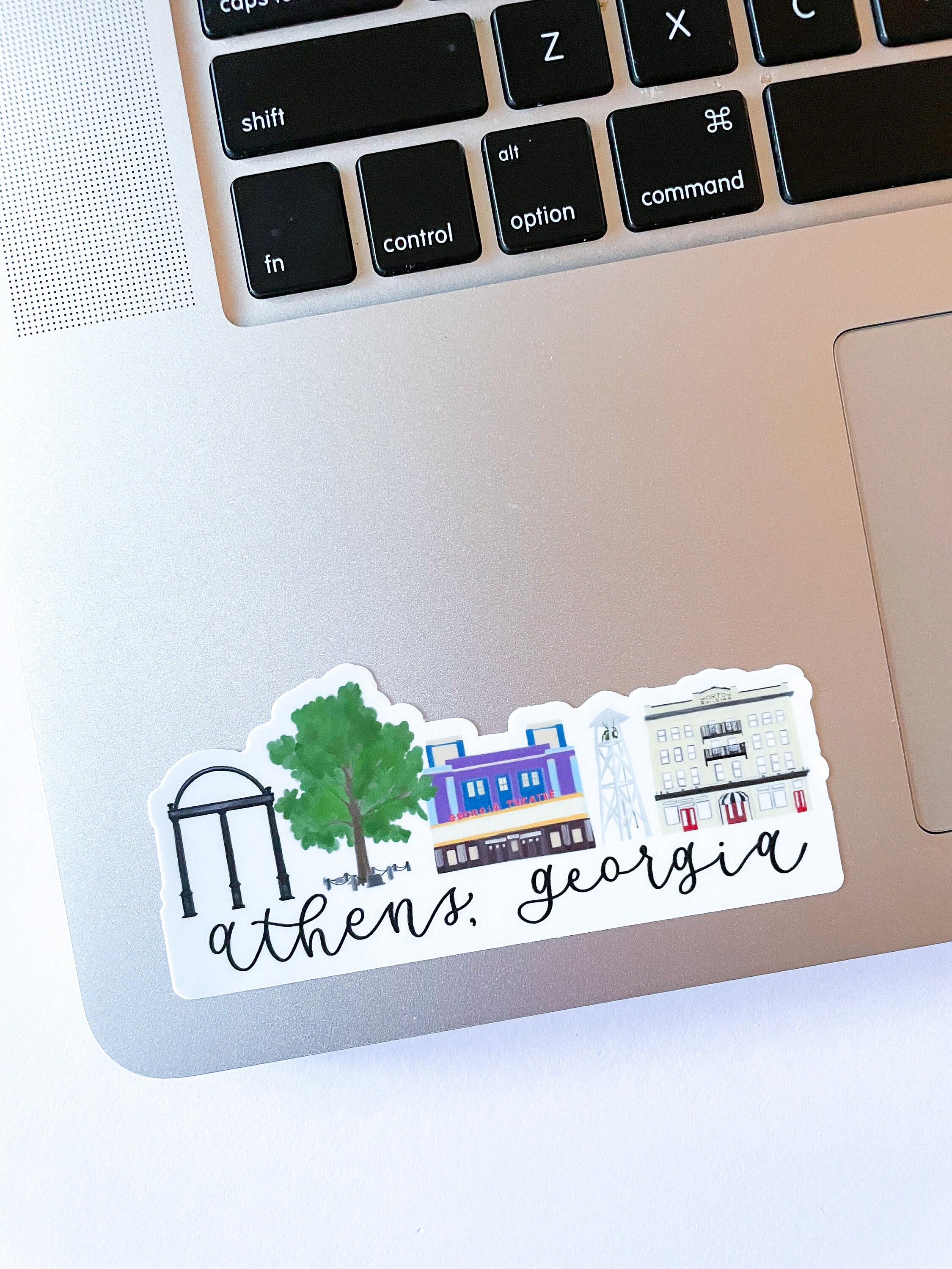 Athens Georgia Landmarks Vinyl Sticker Laptop Sticker - Etsy