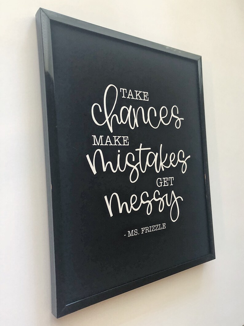 Take Chances - Art Print - 8x10 - Etsy