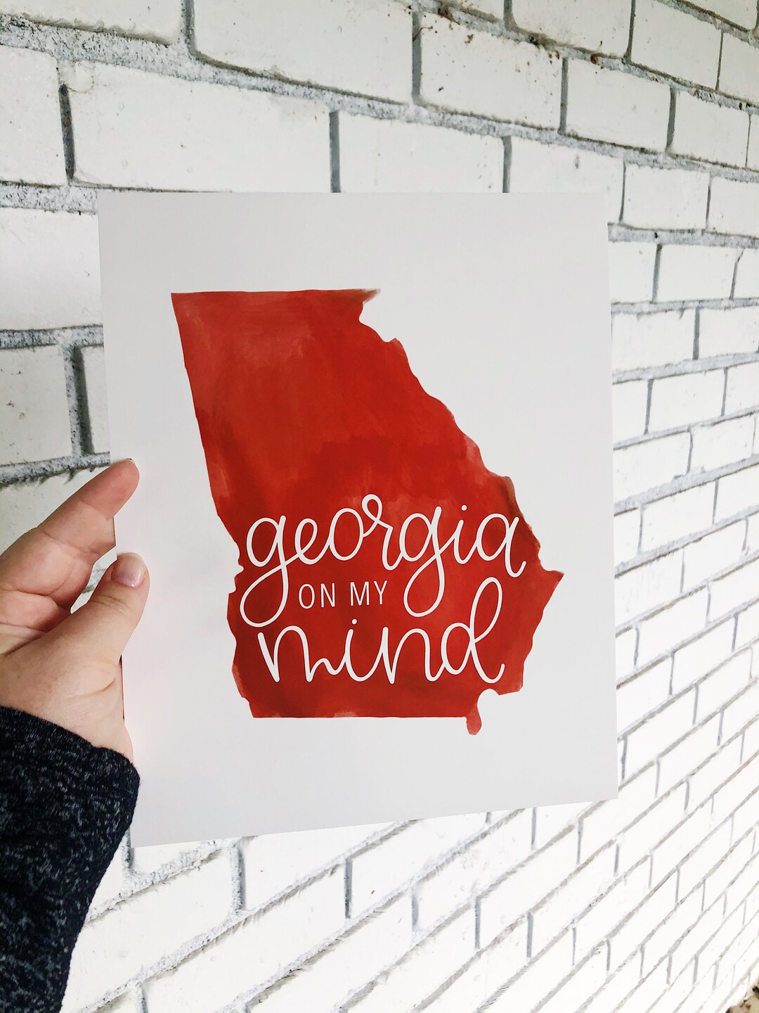 Georgia on My Mind - Art Print - 8x10 - Etsy