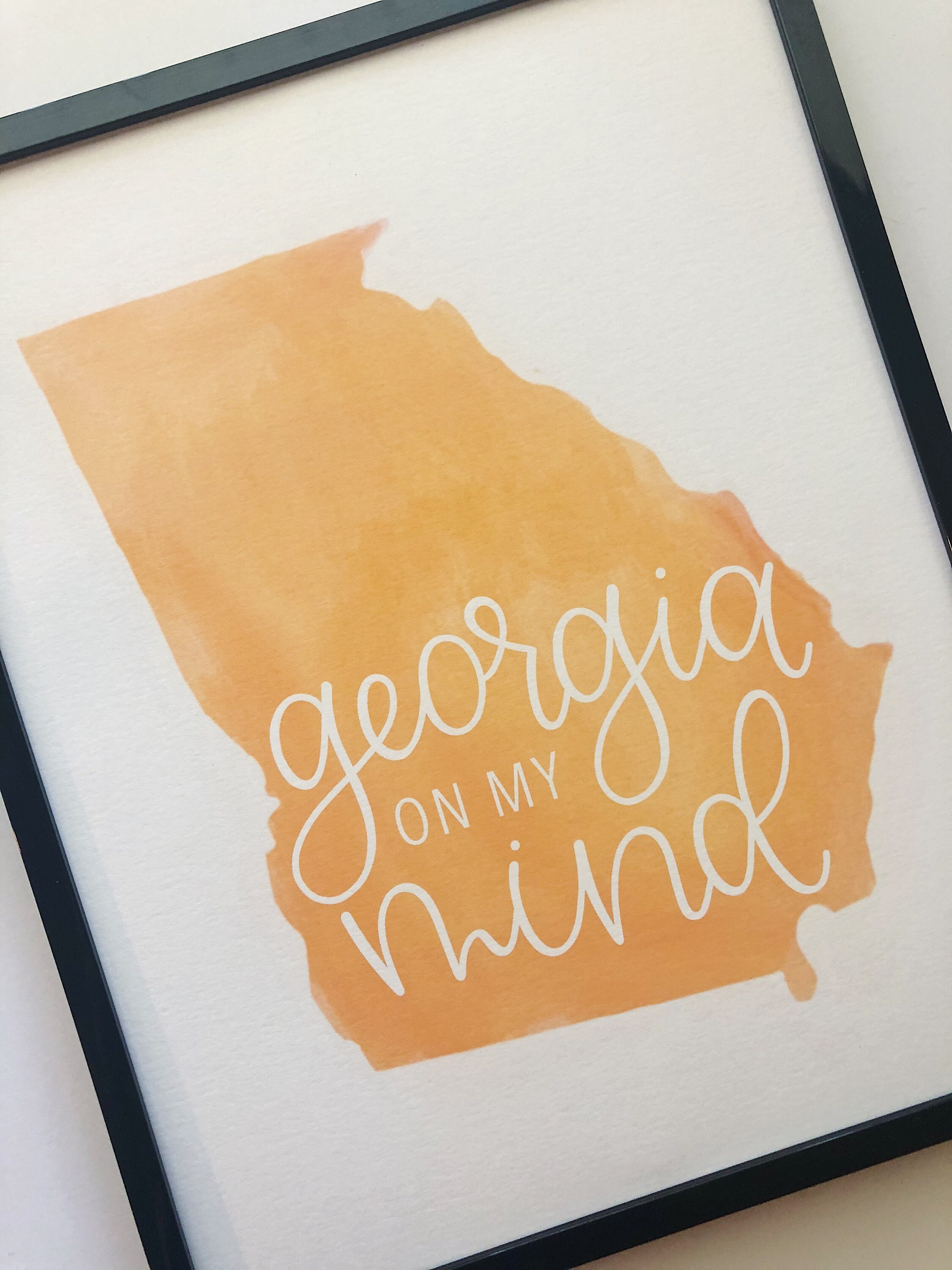 Georgia on My Mind Art Print 5x7 | Etsy