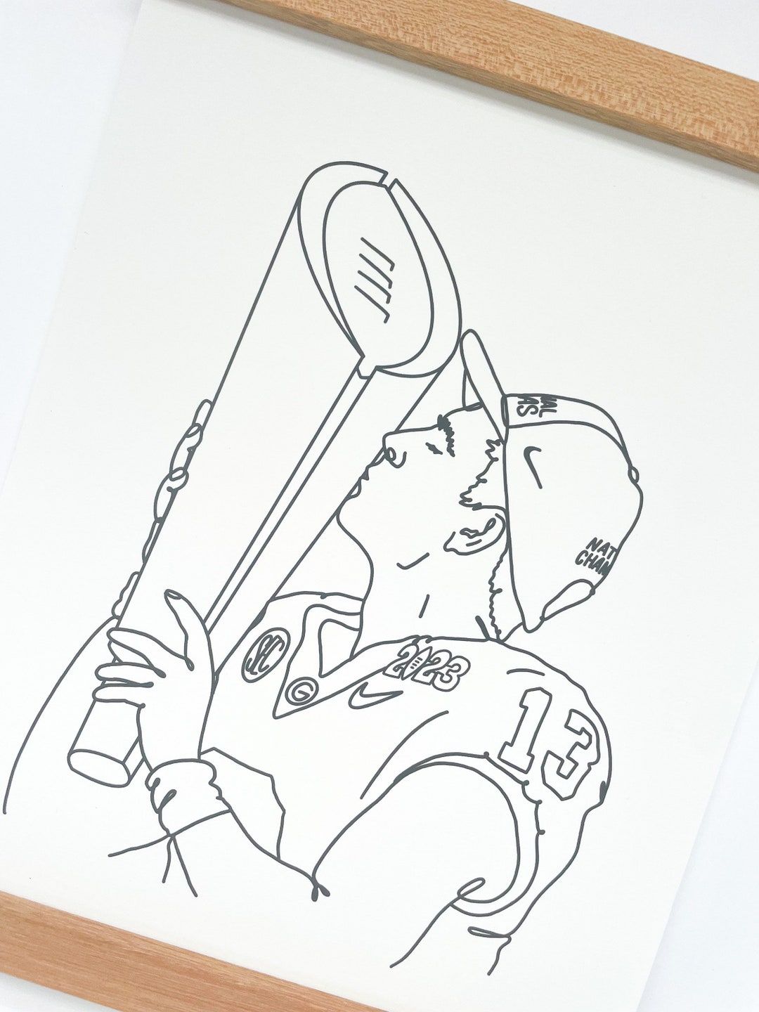 NATIONAL CHAMPIONSHIP Edition 2022- Stetson Bennett - UGA - Art Print ...