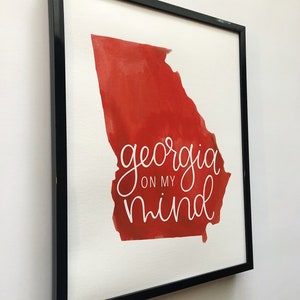 Georgia on My Mind - Art Print - 8x10 - Etsy