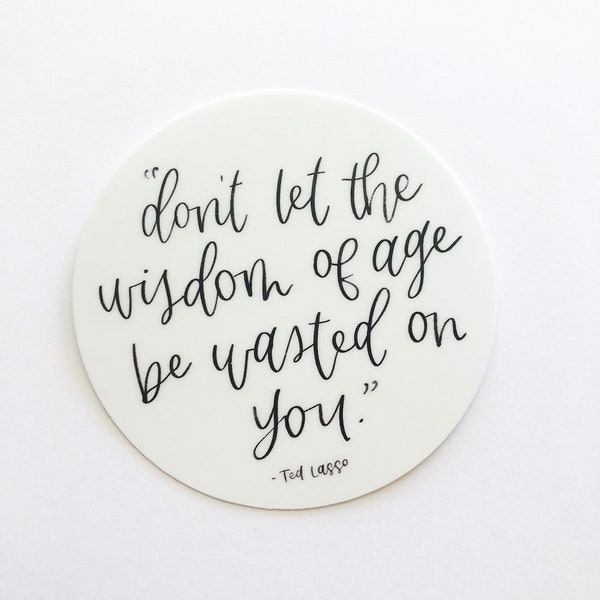 Wisdom Decal - Etsy