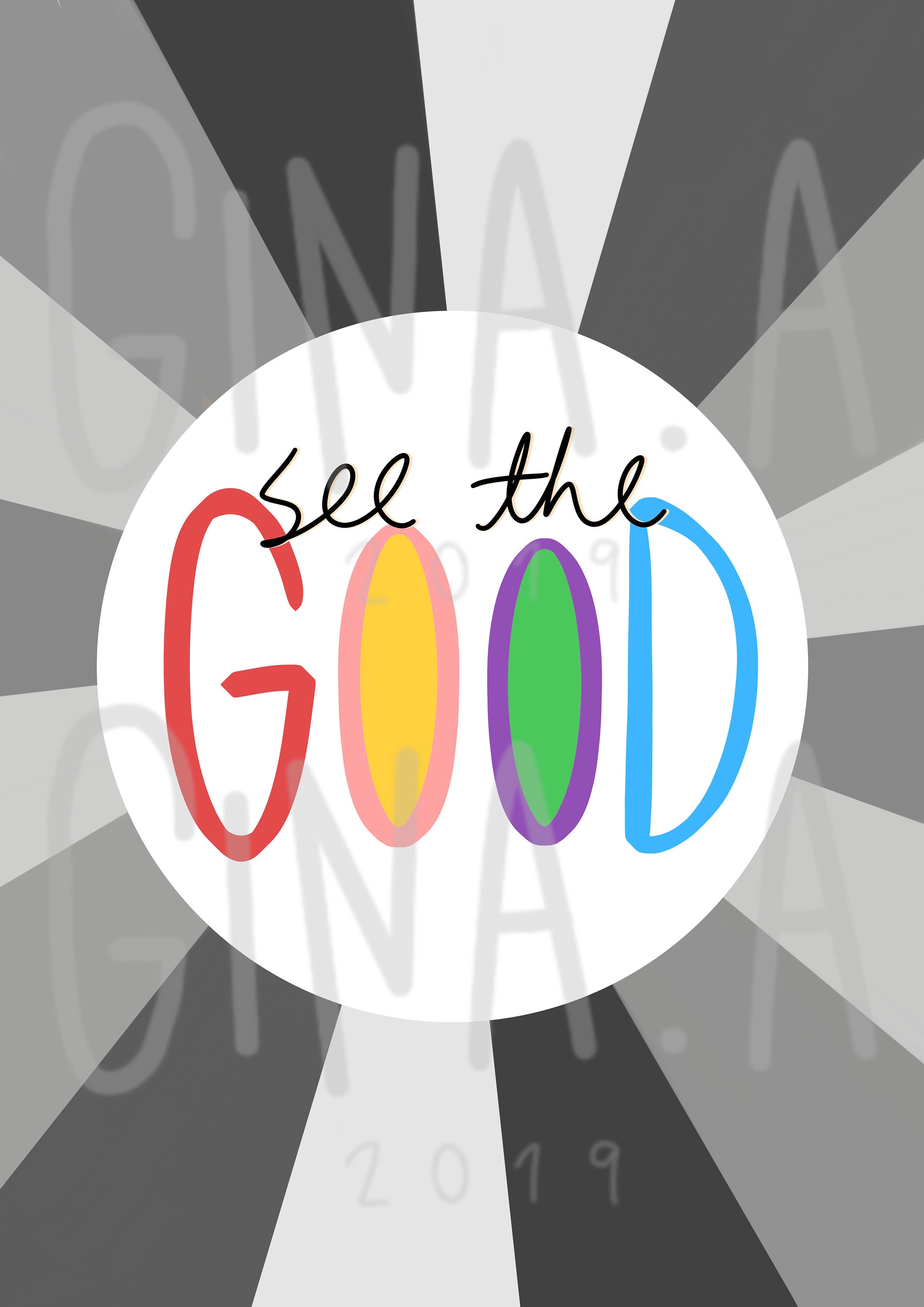 See the Good Inspirational Quote Art Print Original - Etsy