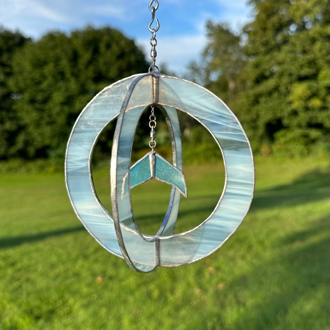 Stained Glass Whale Tale Spinner - Etsy