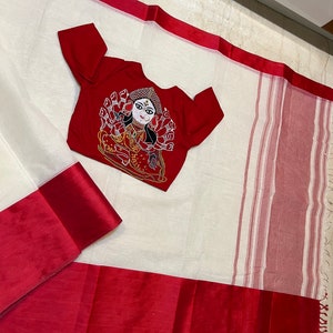 Handloom Dhonekhali Saree - Etsy
