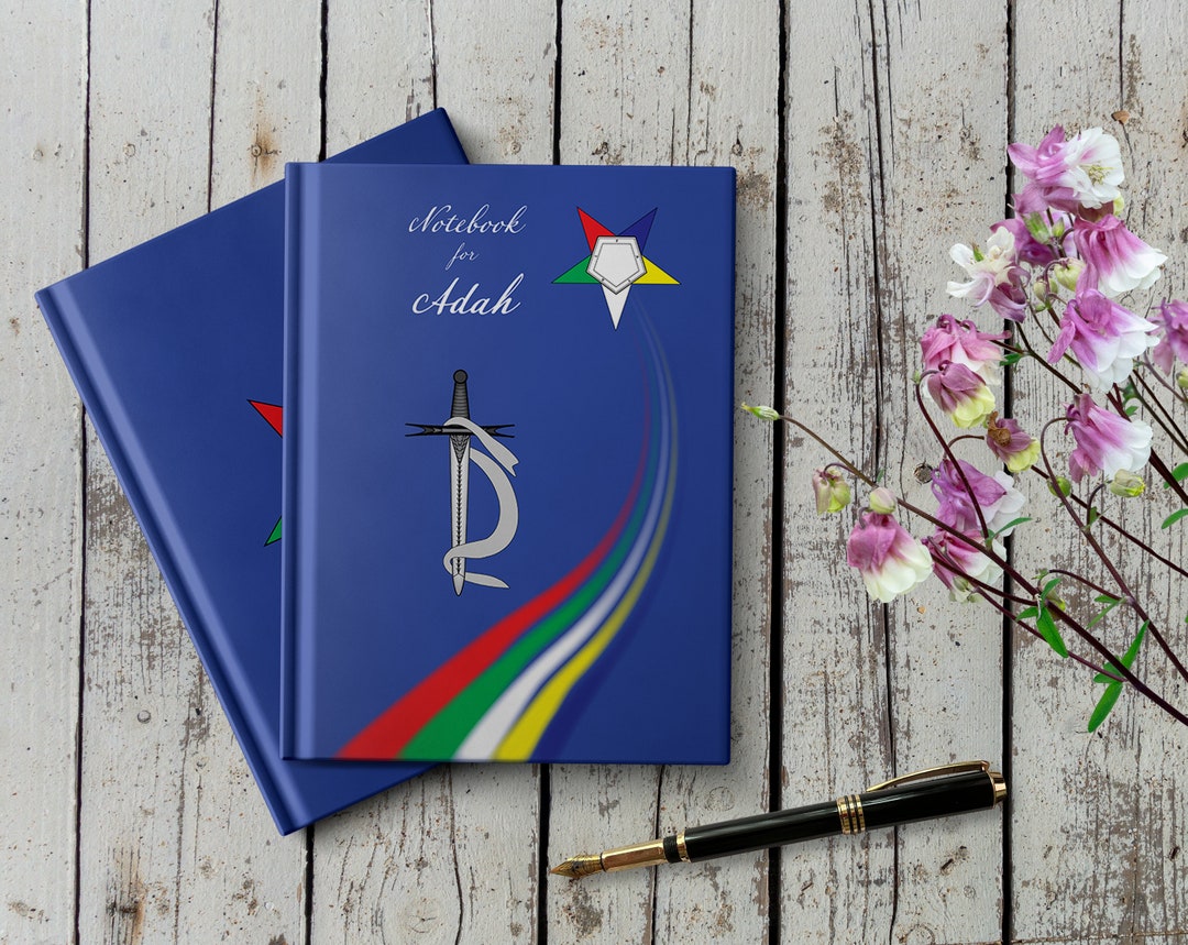 OES Adah Notebook: Order of the Eastern Star Themed Gift - Etsy
