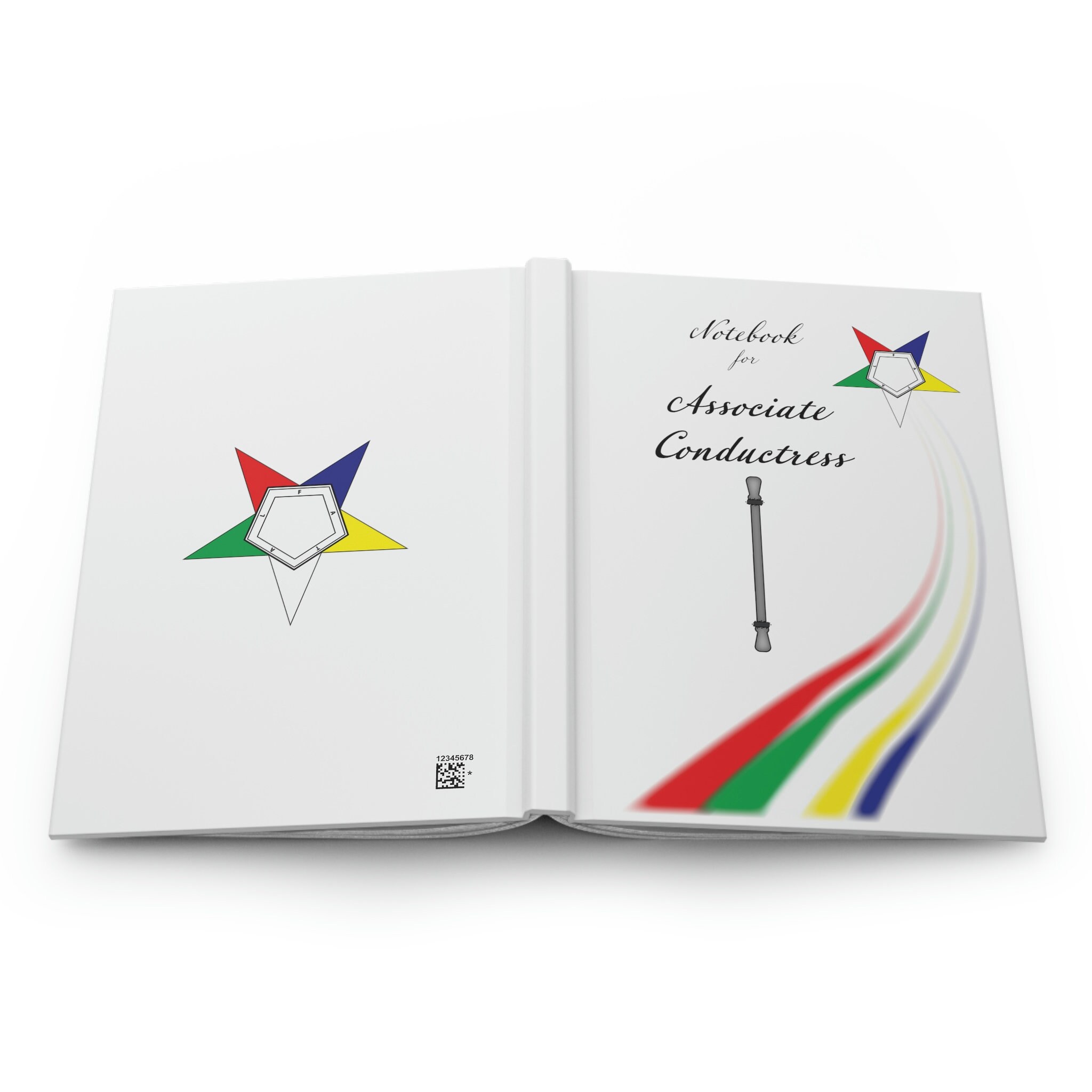 Notebook for Associate Conductress, Order of the Eastern Star, OES ...