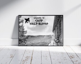 Camp Half-blood Map DIGITAL DOWNLOAD Percy Jackson Camp Map PJO Poster ...