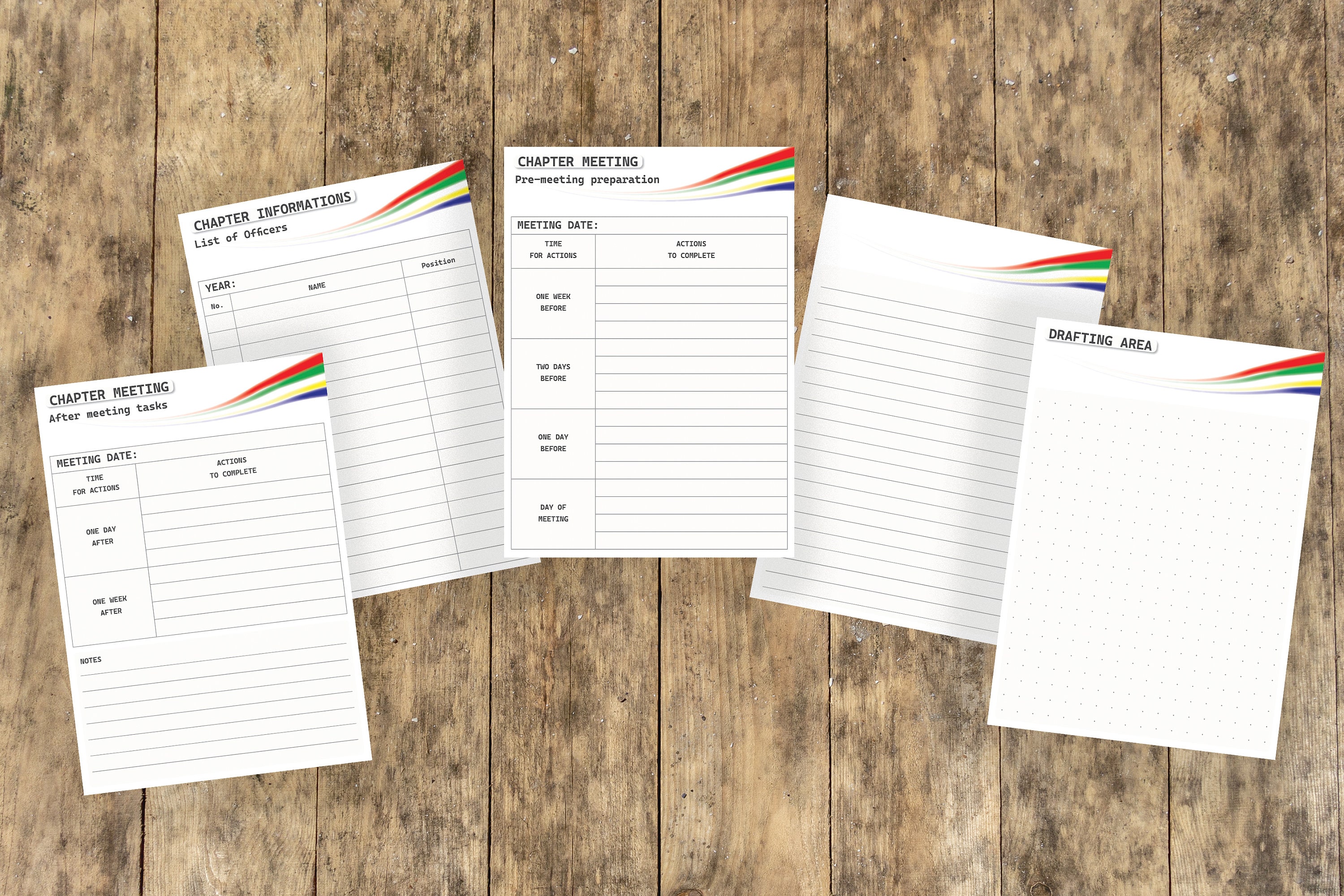 2025 OES Secretary Planner: Printable Eastern Star Calendar (PDF) - Etsy