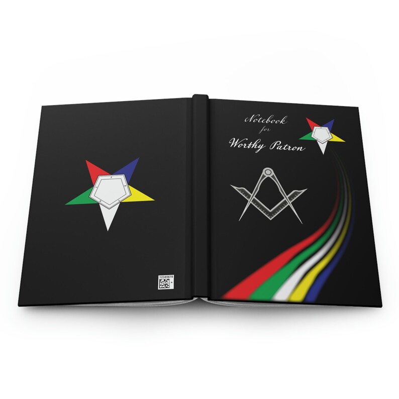 Notebook for Worthy Patron, Order of the Eastern Star, OES Inspired ...