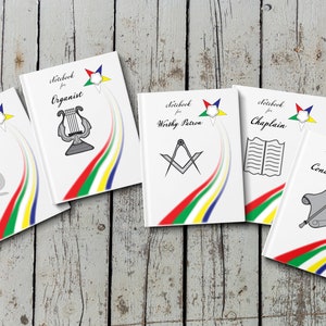 Notebook for Worthy Matron, Order of the Eastern Star, OES Inspired ...