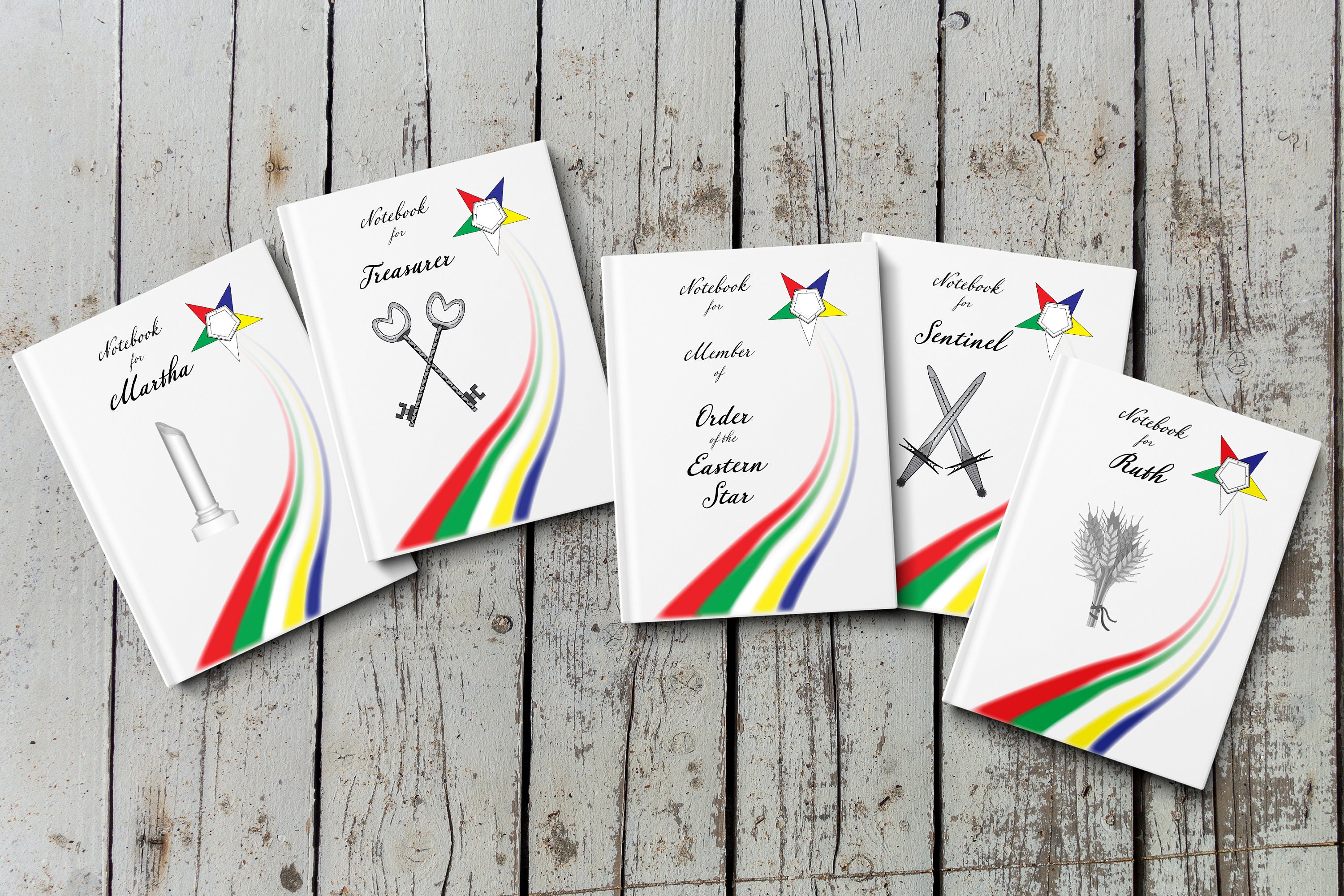 Notebook for Worthy Patron, Order of the Eastern Star, OES Inspired ...