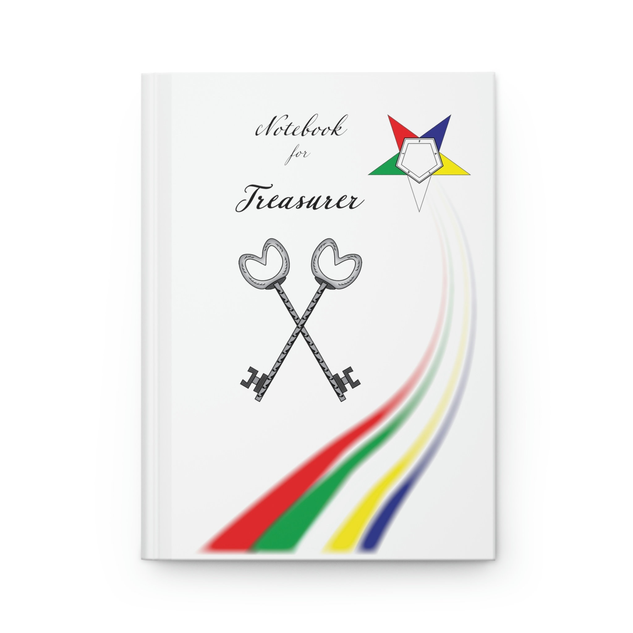 Notebook for Treasurer, Order of the Eastern Star, OES Inspired Design ...