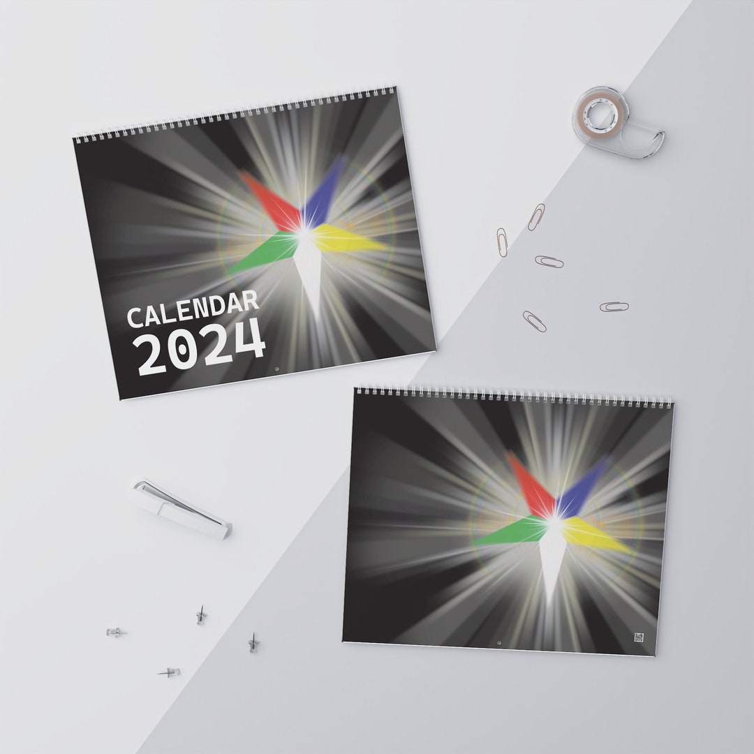 2024 Wall Calendar Inspired by the Order of the Eastern Star - Etsy
