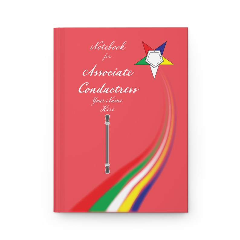 Personalized Notebook for Associate Conductress, Order of the Eastern ...