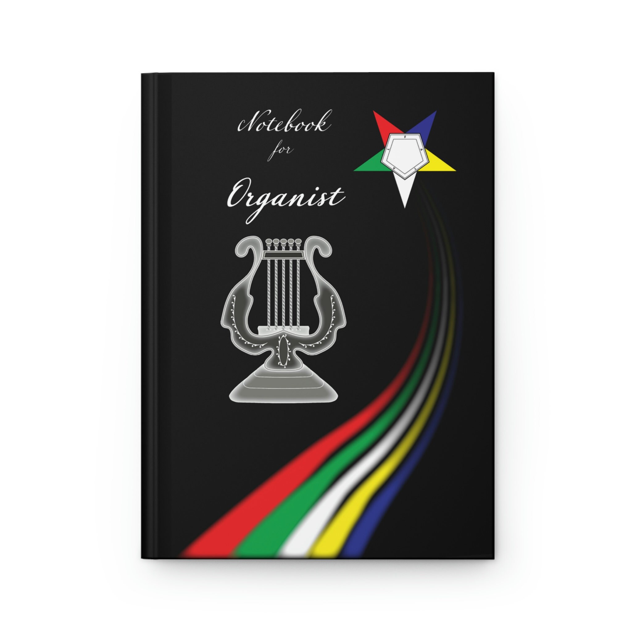 Notebook for Organist, Order of the Eastern Star, OES Inspired Design ...