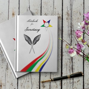 Notebook for Worthy Matron, Order of the Eastern Star, OES Inspired ...