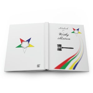 Notebook for Worthy Matron, Order of the Eastern Star, OES Inspired ...