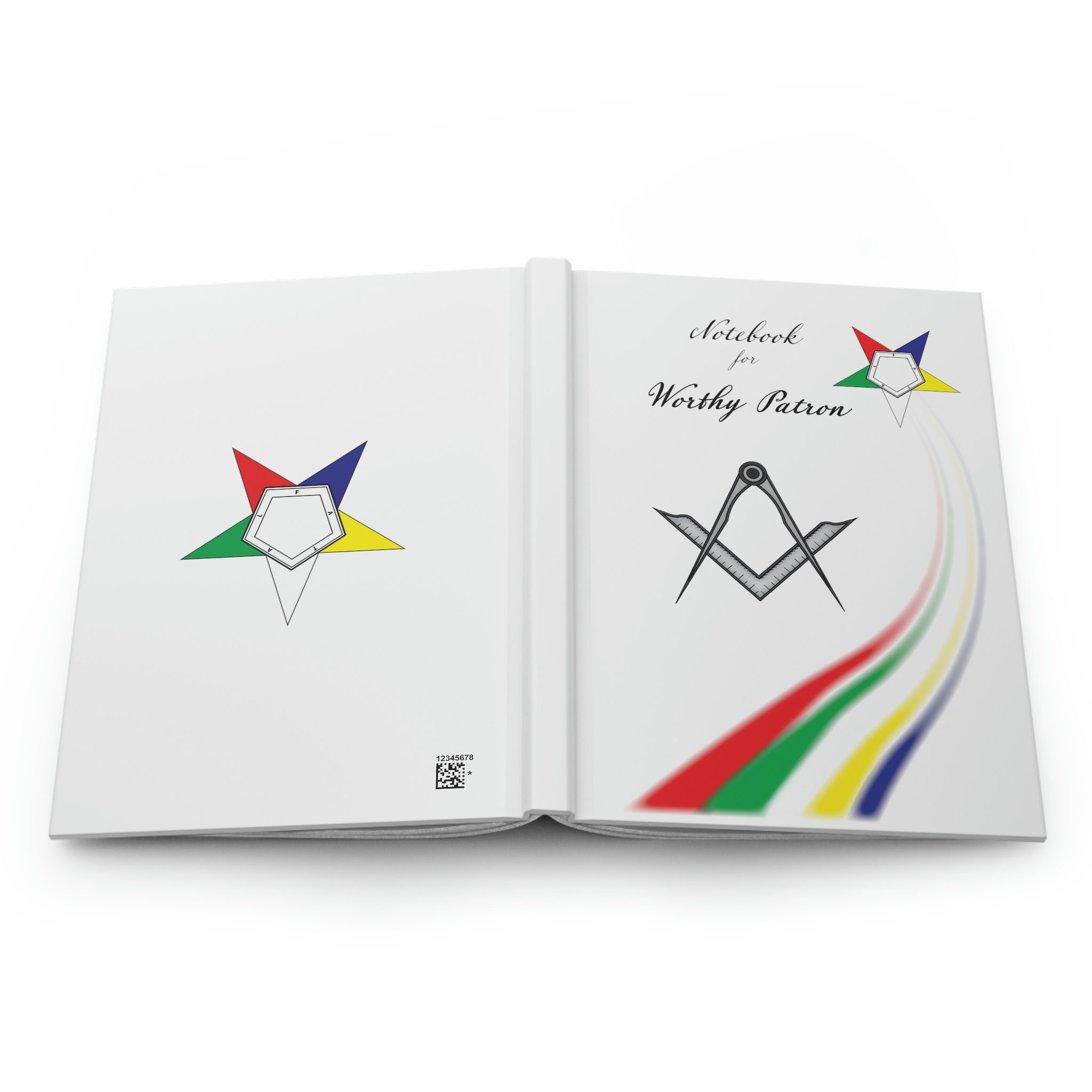 Notebook for Worthy Patron, Order of the Eastern Star, OES Inspired ...