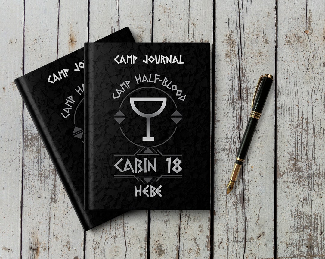 Camp Half Blood Journal | Cabin 18, Hebe, Percy Jackson Gift - Etsy