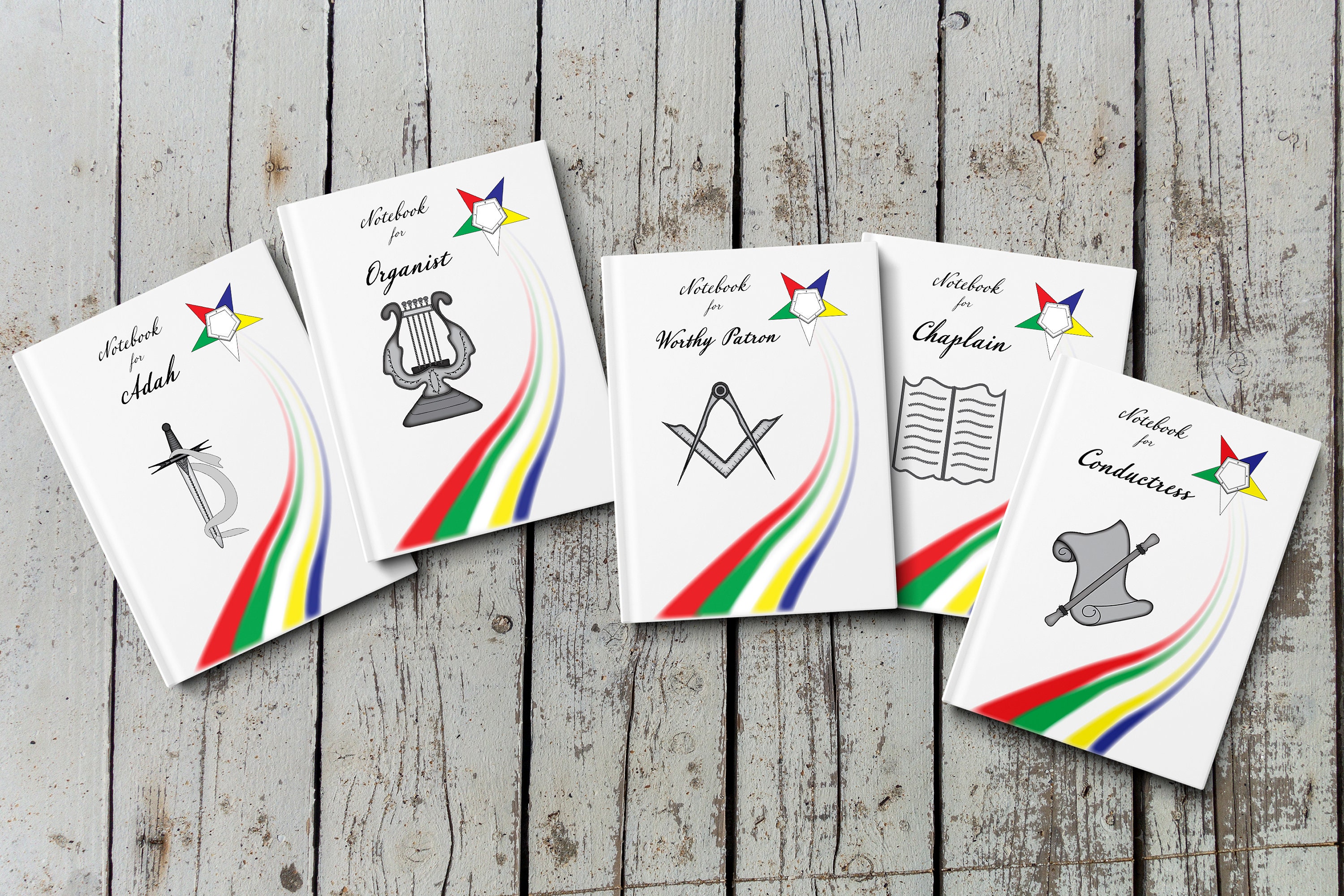 Notebook for Worthy Patron, Order of the Eastern Star, OES Inspired ...