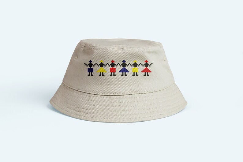 HORA Traditional Romanian Folk Art Pattern, Creative Illustration ...