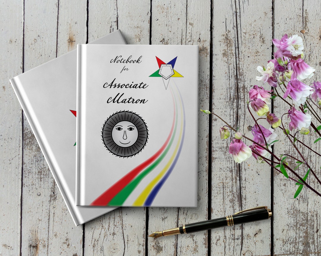 OES Associate Matron Notebook: Eastern Star Themed Gift - Etsy