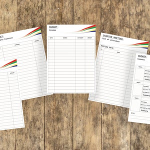 2025 OES Secretary Planner: Printable Eastern Star Calendar (PDF) - Etsy