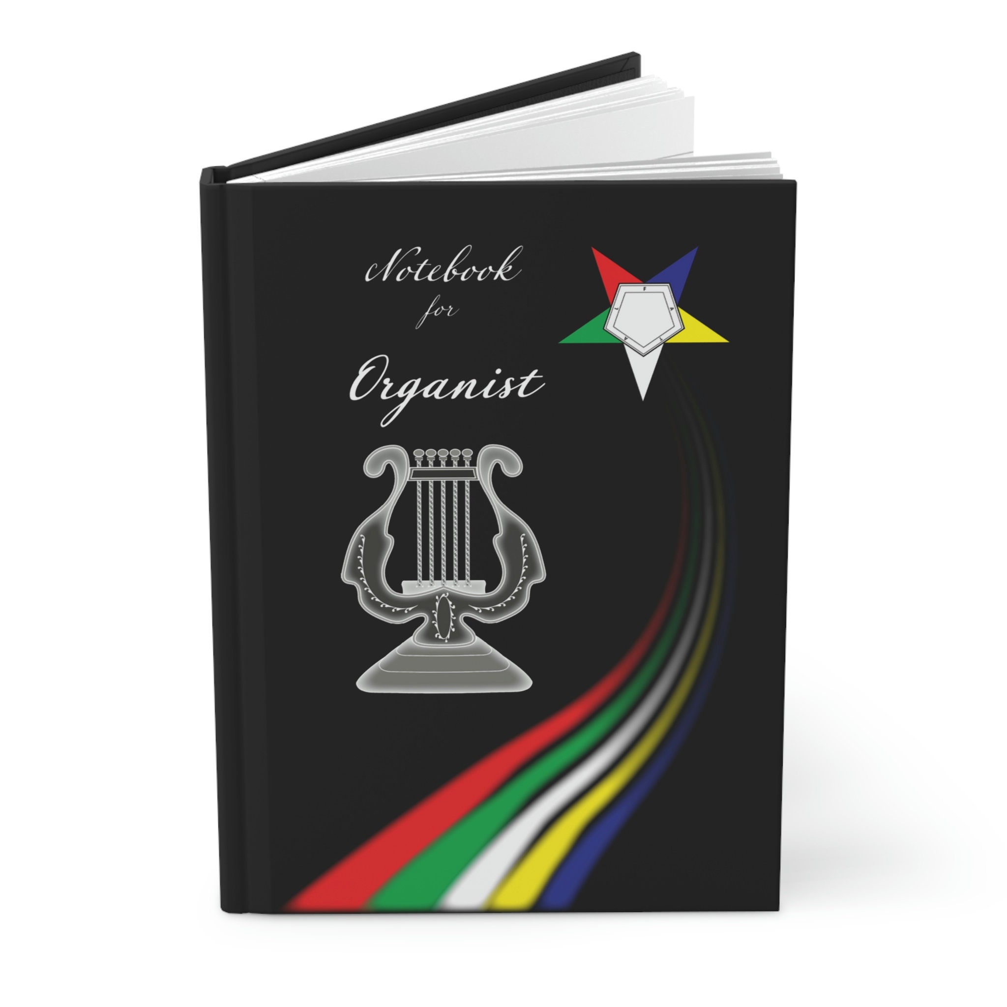 Notebook for Organist Order of the Eastern Star OES Inspired - Etsy