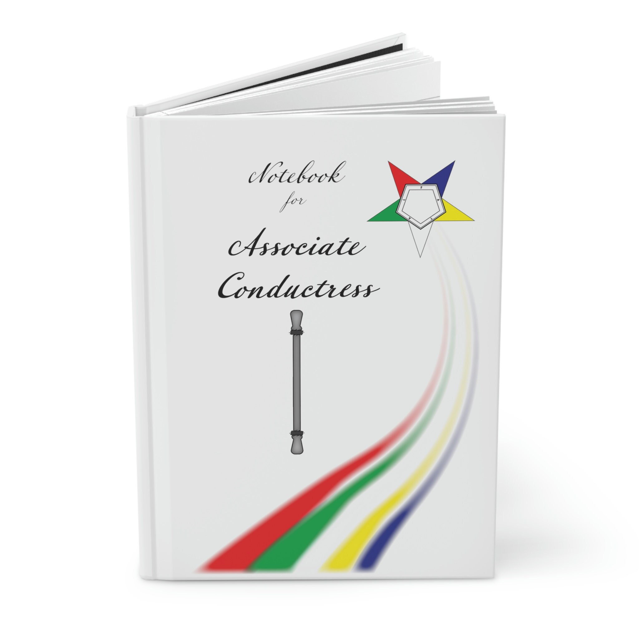 Notebook for Associate Conductress, Order of the Eastern Star, OES ...