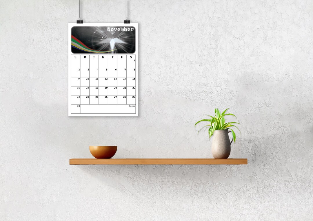 2025 Printable Calendar and Monthly Planner Inspired by the Order of ...