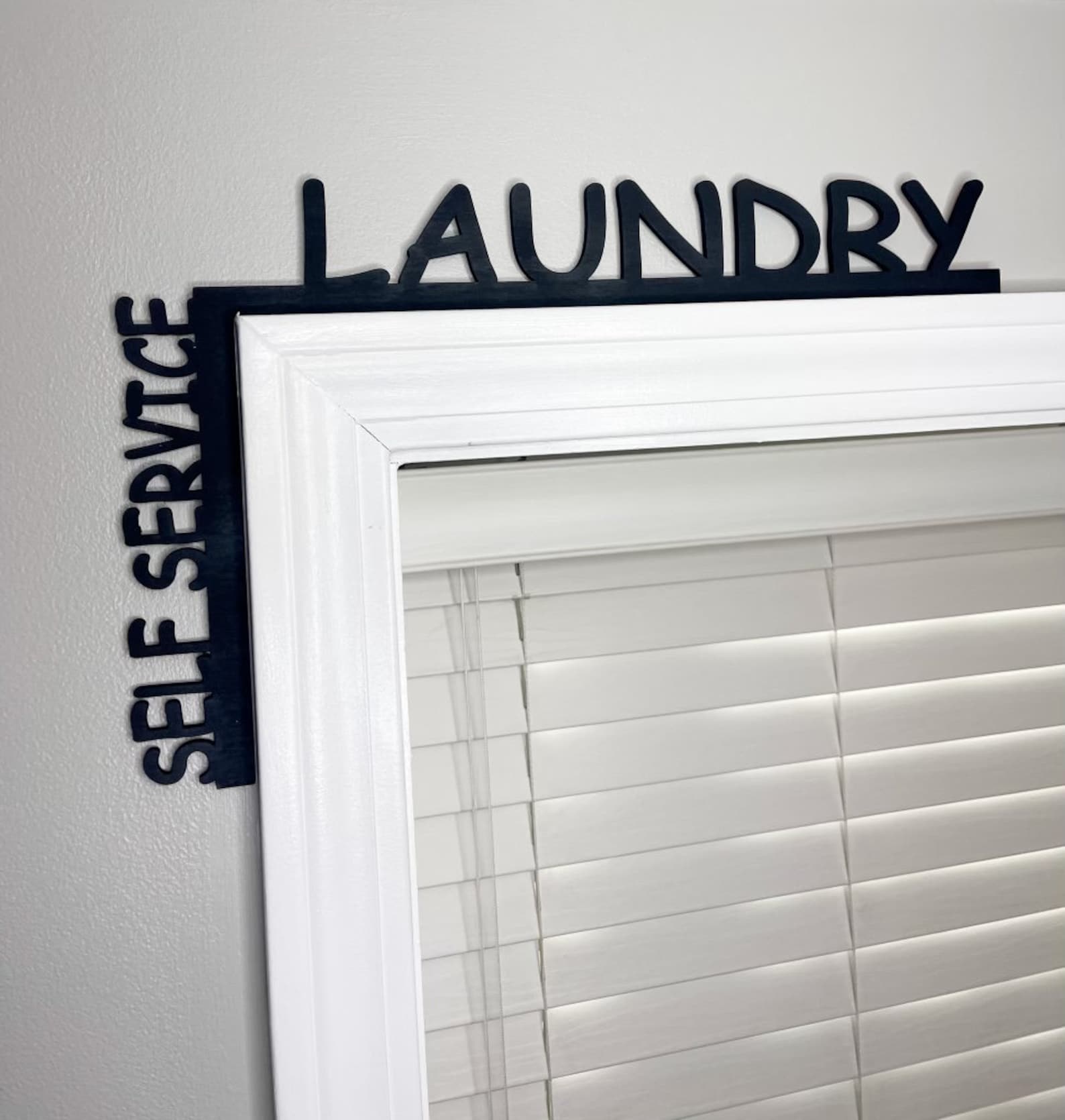 Laundry Self Service Door Sign Pantry Open 24/7 Bathroom - Etsy
