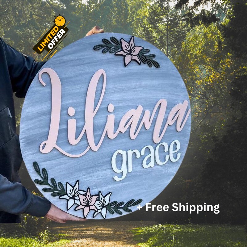 Custom Nursery Sign - Etsy