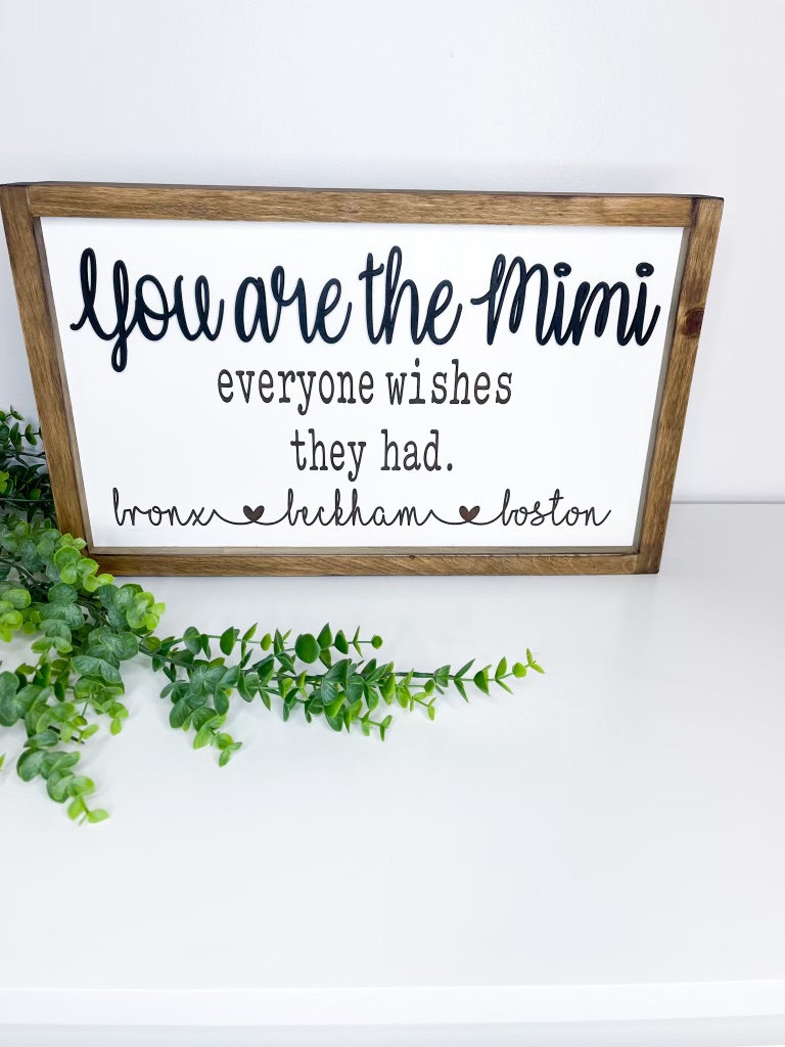 You Are the Mimi Sign Gift Custom Personalized Signcustom - Etsy