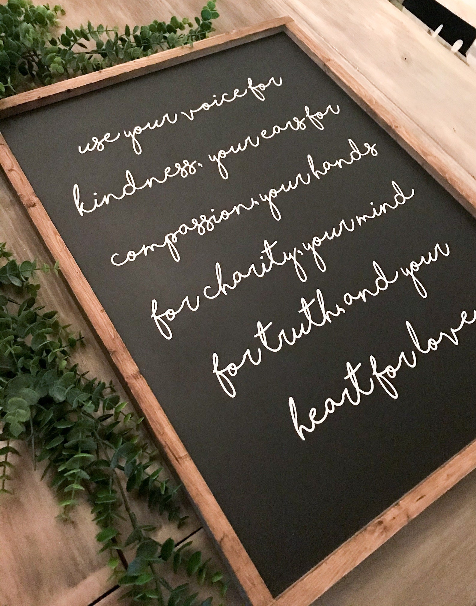 Use Your Voice for Kindness Sign Sign of Voice of Kindness | Etsy