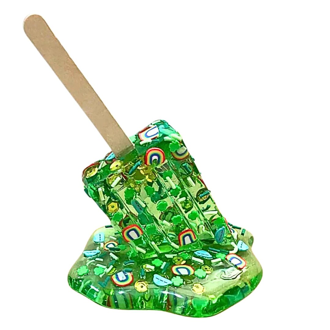 St. Patrick’s Day Melting Popsicle | Pop Art Party Dessert Centerpiece ...