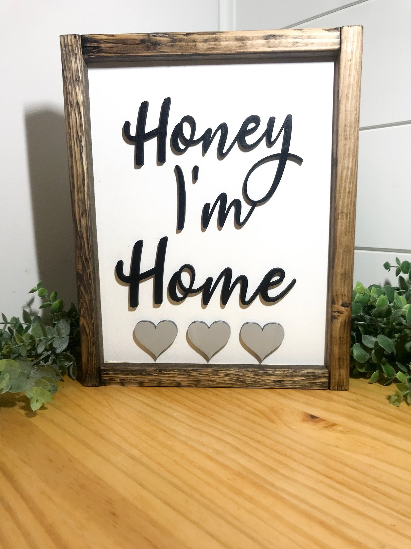 Honey Im Home Signim Home Sign 3d Honey Home Sign - Etsy