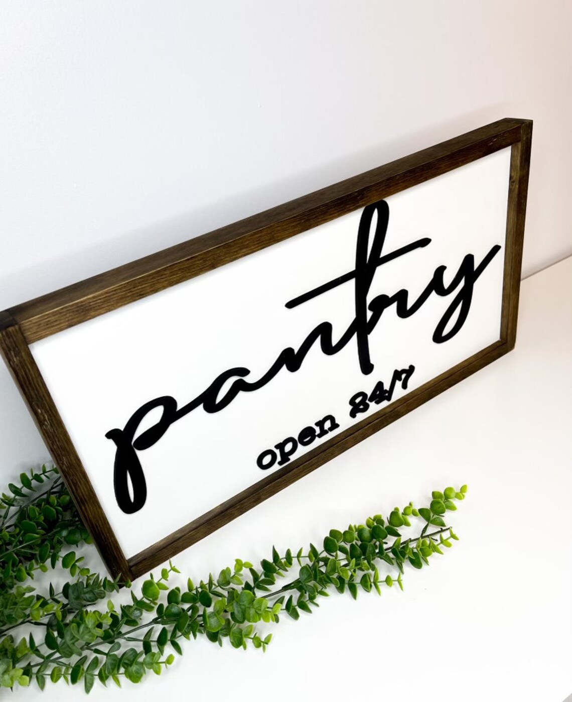 Kitchen decor pantry sign Farmhouse decor pantry sign Modern | Etsy