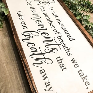 Life is Not Measured by the Number of Breaths Quote| Farmhouse ...