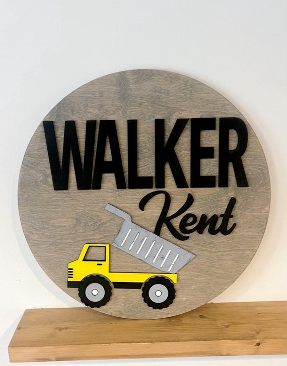 Construction Signs Dump Truck