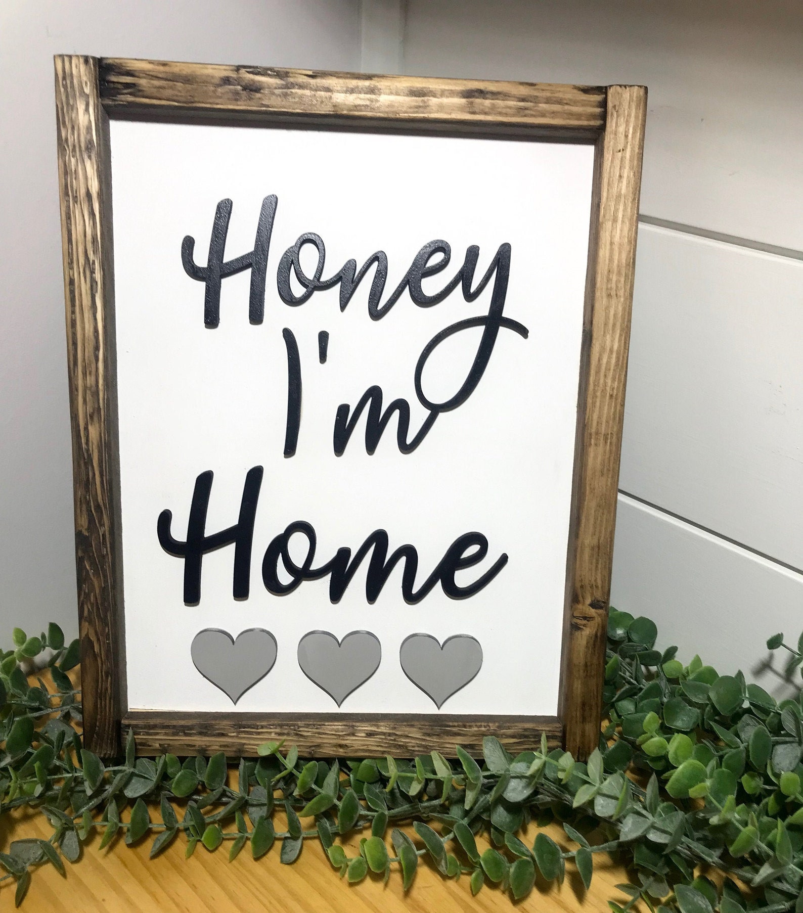 Honey Im Home Signim Home Sign 3d Honey Home Sign - Etsy