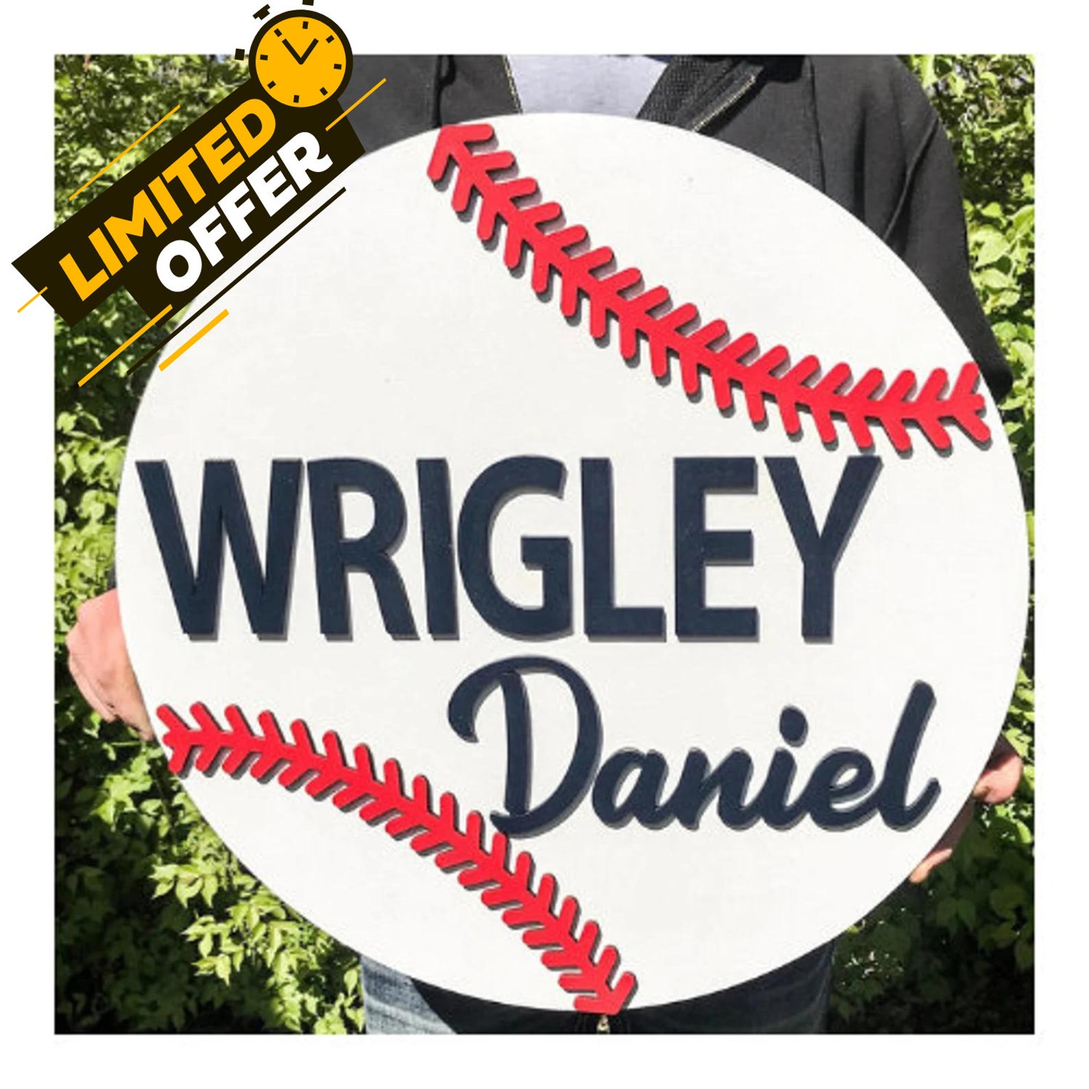 Baseball Name Nursery Sign: 3D Sports Theme, Custom Wall Art - Etsy