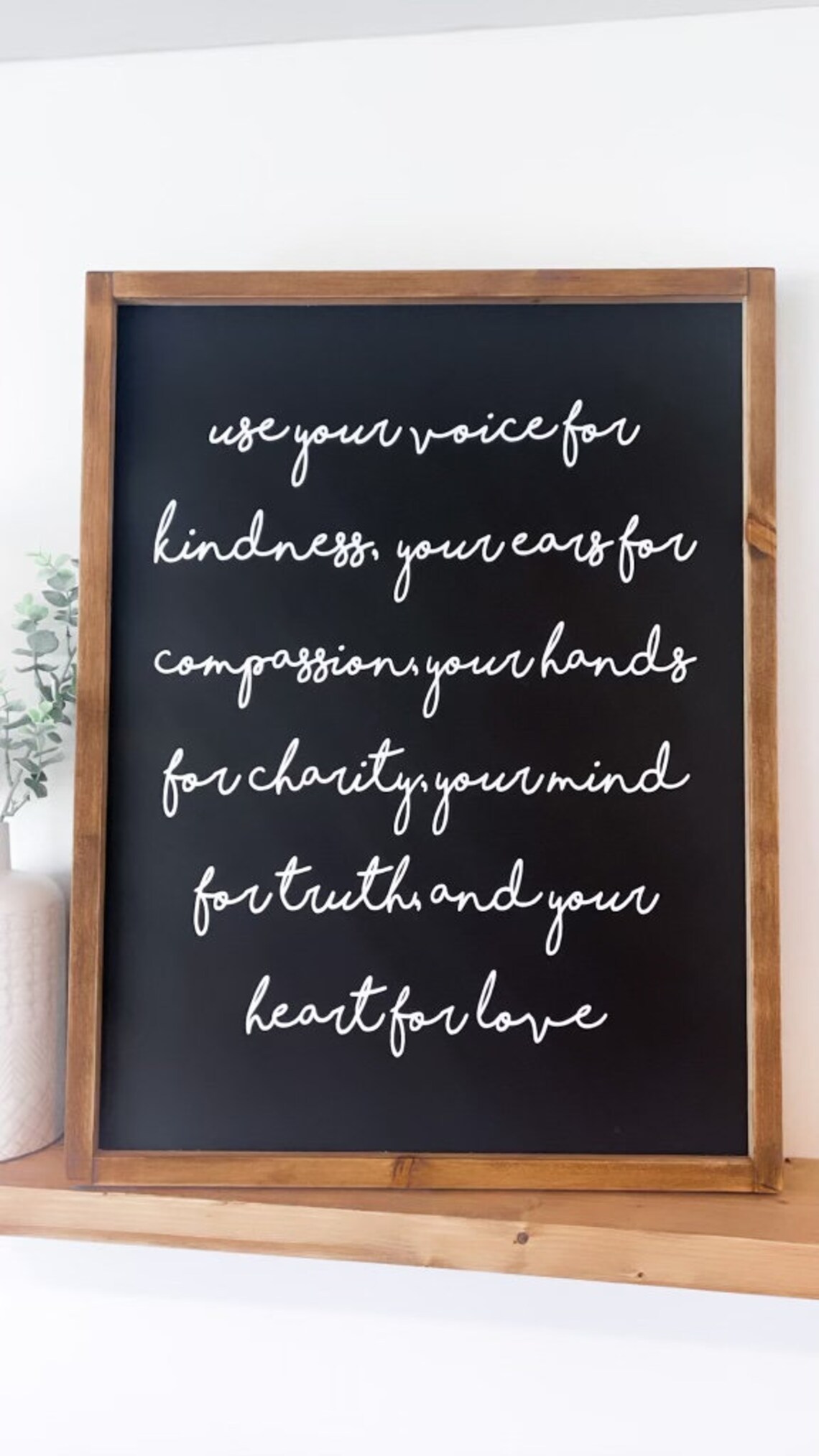 Use Your Voice for Kindness Sign Sign of Voice of Kindness - Etsy