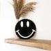 Retro Smiley Face Signgroovy Signhappy Sign Wood Dorm Decor Smiley ...
