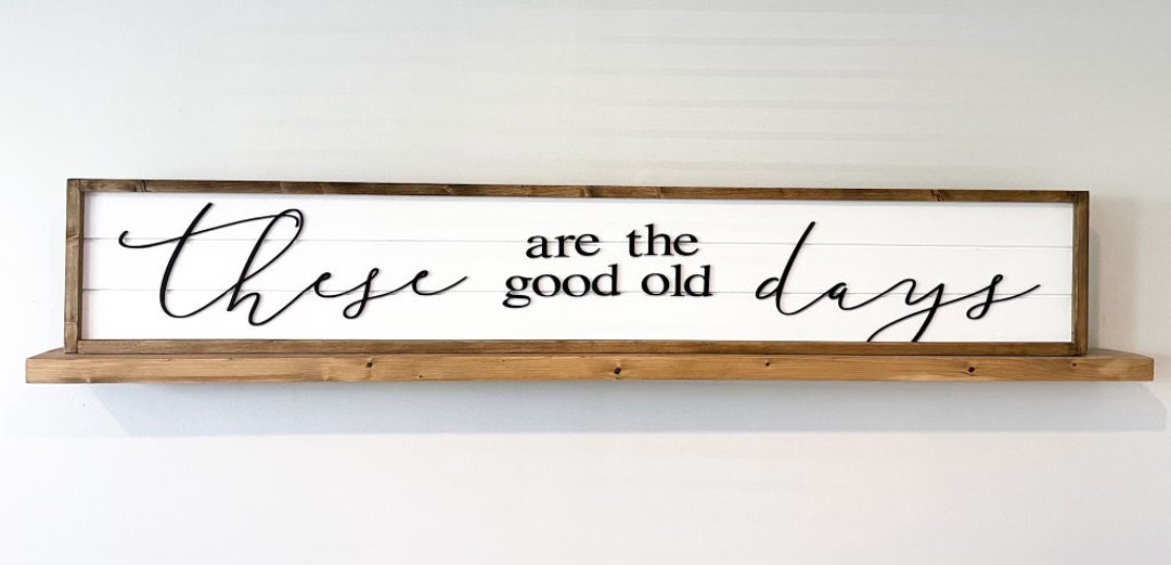 Shiplap Wall Decor home Decor Farmhouse Sign 3D these Are - Etsy