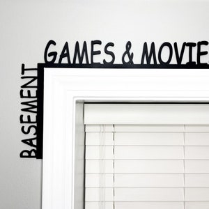 Basement Door Toppercustom Door Topper Personalized Door - Etsy